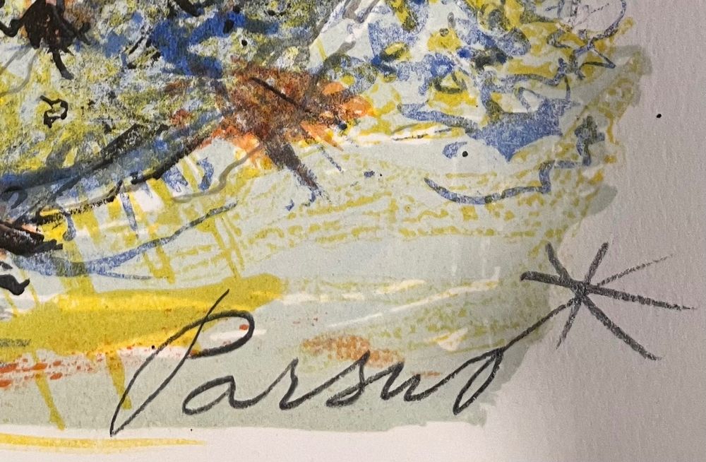 Pierre Parsus (1921-2022) Lithographie Handsigniert (Gebraucht) in für ...