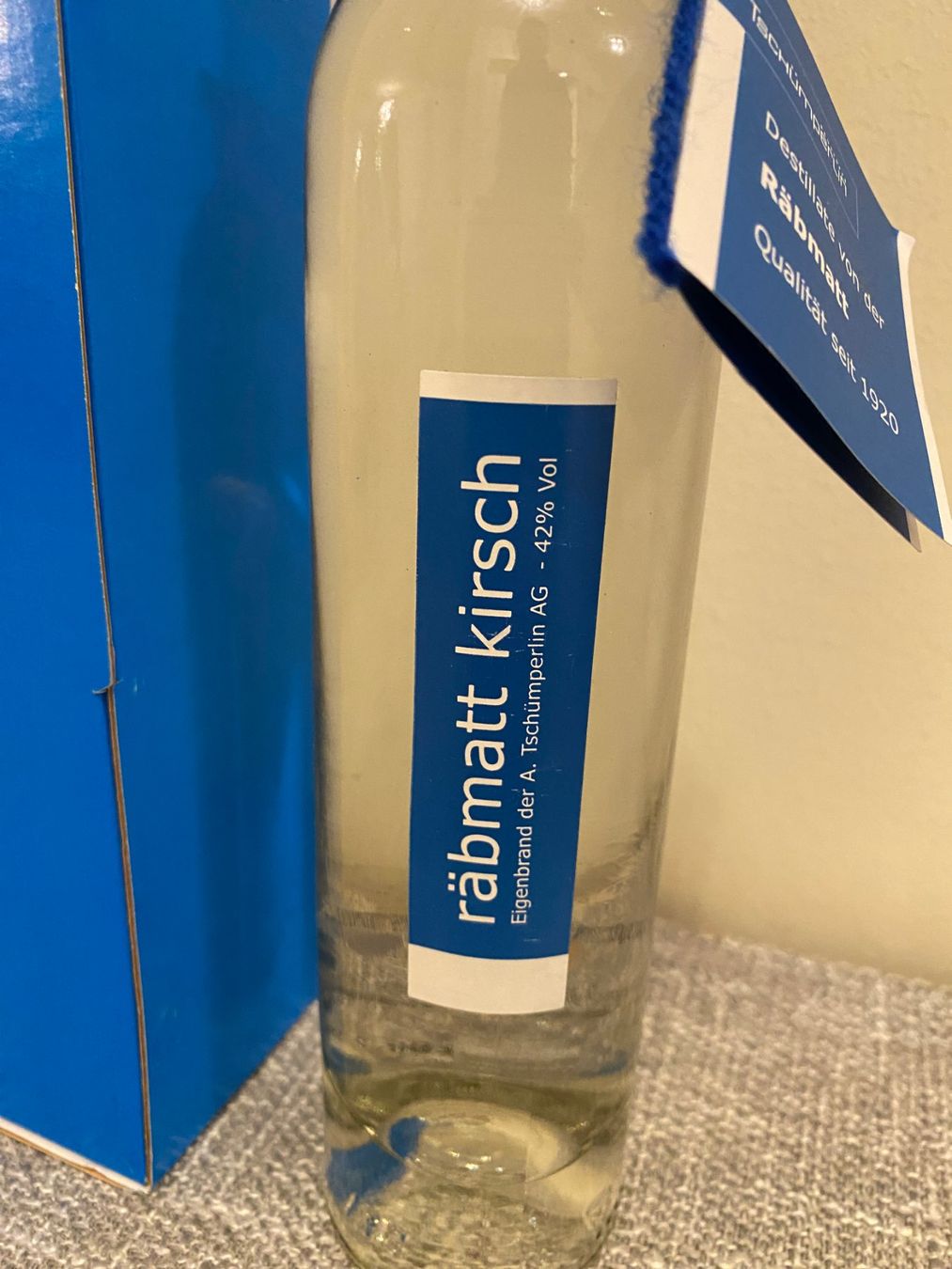 Räbmatt Kirsch42% vol. - Gunzwiler Destillateur (Neu und ...