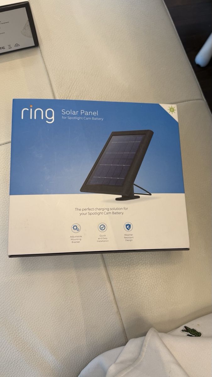 Ring Solar Panel für Spotlight Cam Battery - Neu (Neu und ...