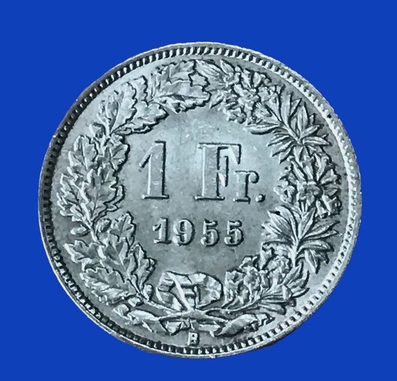CH 1 Franken Silber Jahrgang 1955 UNC | Kaufen auf Ricardo
