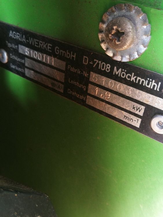 Motormäher Mäher Balkenmäher Agria 5100 (Gebraucht) in Wil SG für CHF ...