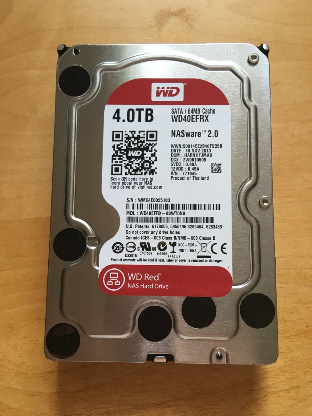 WD Red 4TB HDD WD40EFRX für NAS (4 Stück) (Gebraucht) in Rüti ZH für ...