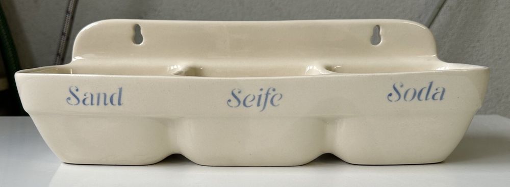 Wandhalter für Sand, Seife, Soda, Emaille, Antik | Kaufen auf Ricardo
