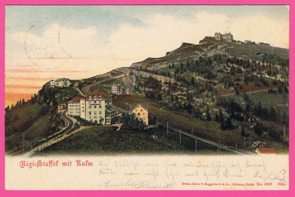 Rigi Staffel mit Kulm gel 1905 (Gebraucht) in Einsiedeln für CHF 1 – mit Lieferung auf Ricardo ...