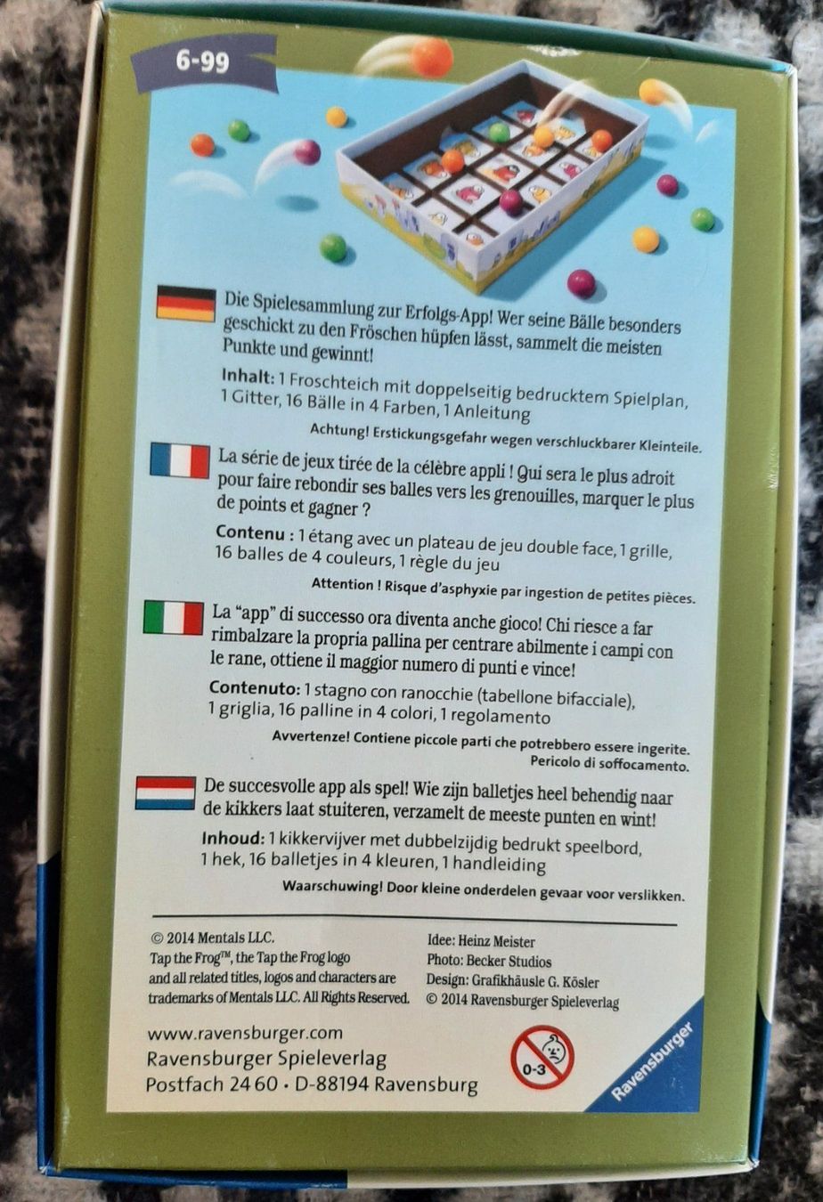 Kinderspiel TAP THE FROG (Tipp auf den Frosch) (Gebraucht) in ...