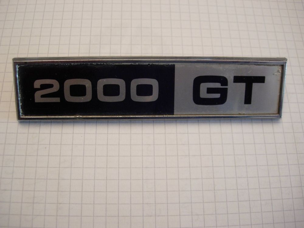 Ford Capri emblem "2000 GT" (Gebraucht) in Hagneck für CHF 9 – mit ...
