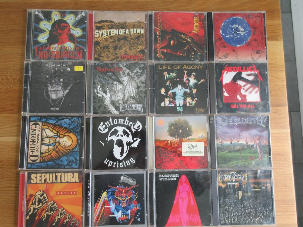 84 Heavy Metal CDs | Kaufen auf Ricardo