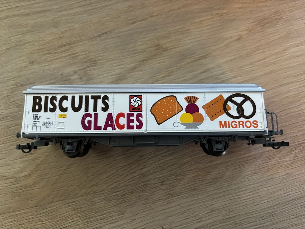 Roco Schiebewandwagen Migros Biscuits Glaces H0 | Kaufen auf Ricardo