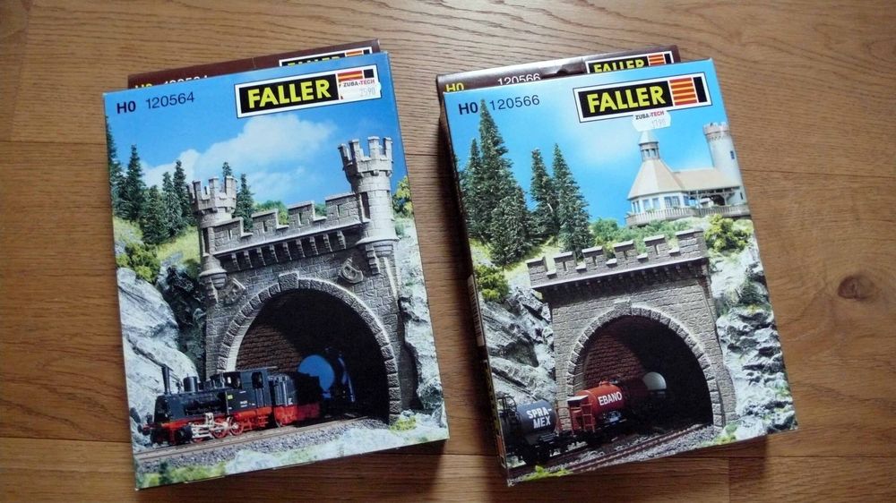 Faller H0 120564 & 120566 - Tunnelporale - Bausatz - NEU/OVP (Neu ...
