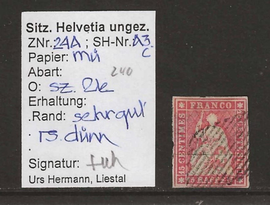 Strubel Nr. 24A mit Befund (Gebraucht) in Gümligen für CHF 31 – mit Lieferung auf Ricardo kaufen