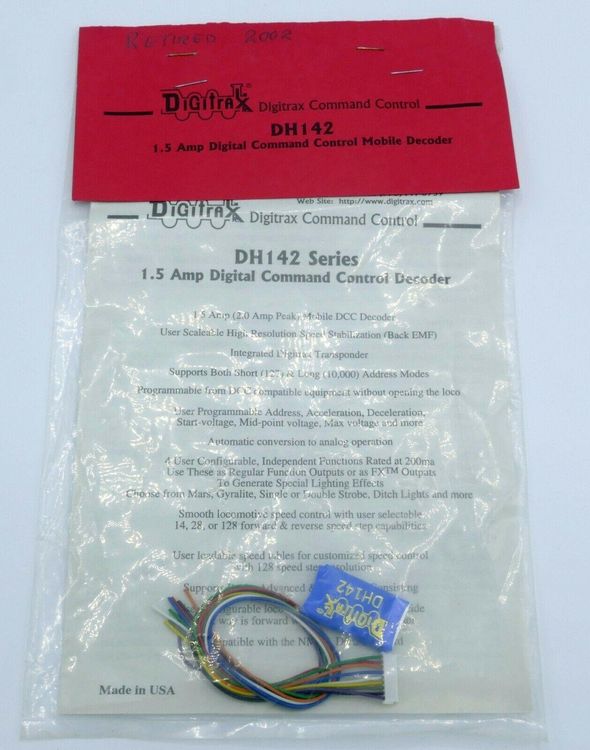 Digitrax DH142 Modellbahn-Decoder (Neu und originalverpackt) in Flums für CHF 15 – mit Lieferung ...