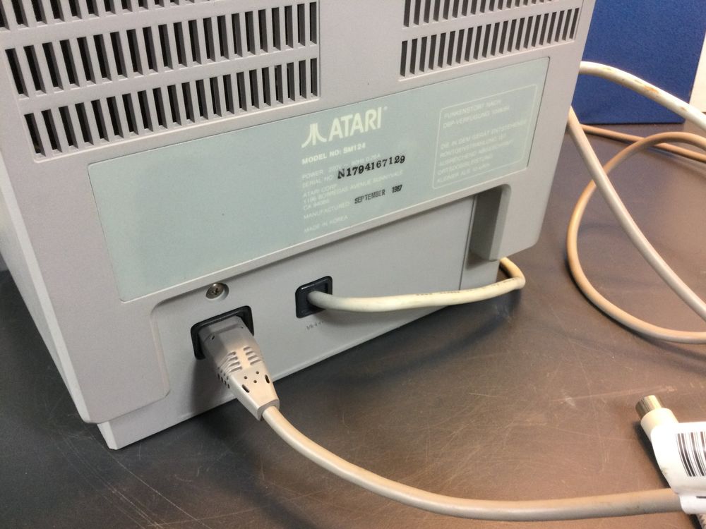Alter Atari SM124 Monitor - Vintage Rarität für Retro-Gamer (Gebraucht ...