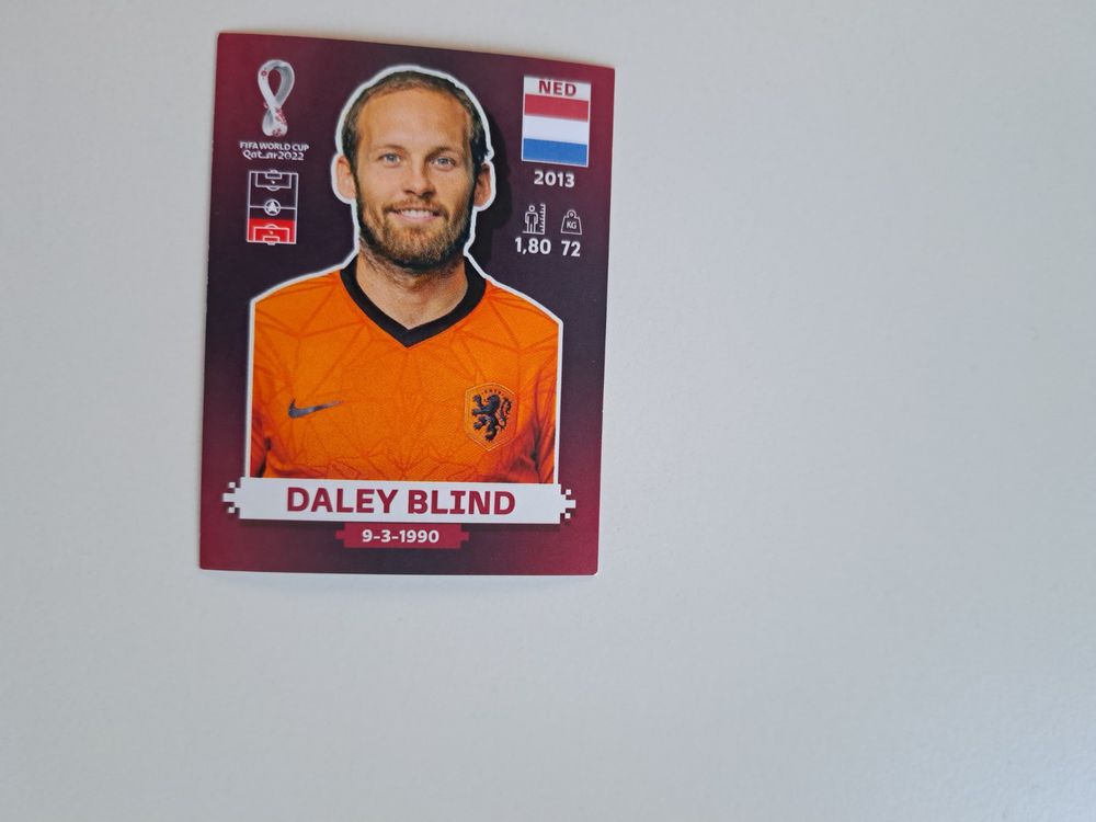 WM 2022 QATAR NED 5, DALEY BLIND, PANINI (Neu (gemäss Beschreibung)) in ...