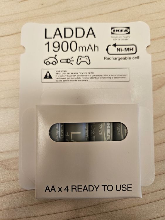 Ikea Ladda 1900 mAh AA Akkus | Kaufen auf Ricardo