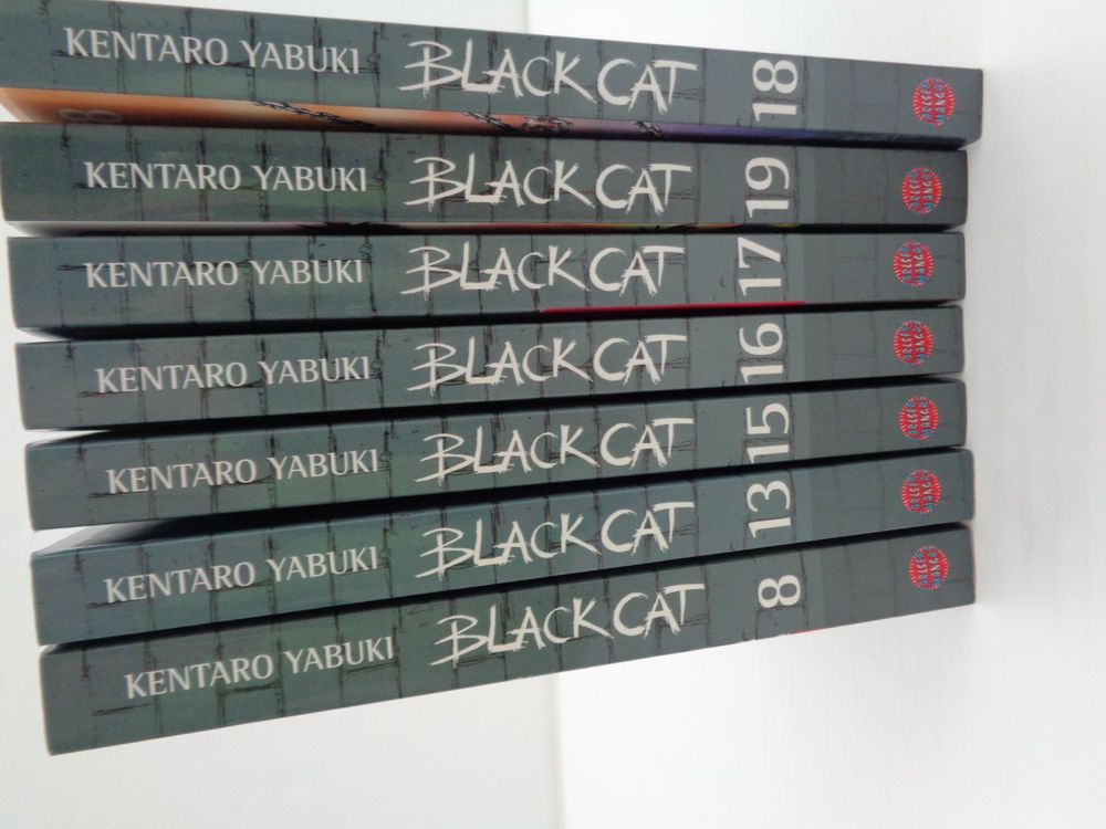 7 Kentaro Yabuki - Blackcat - Manga Nr.15 bis Nr.19 / 8+13 (Gebraucht ...