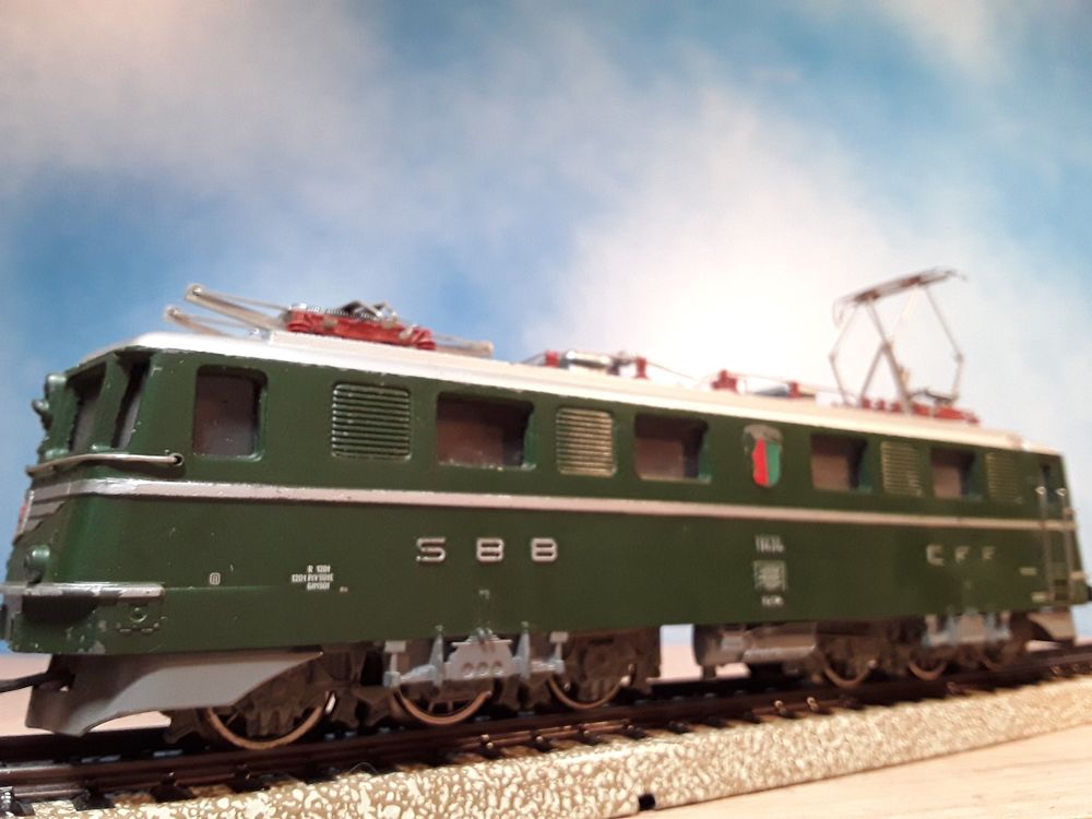 Märklin 3050 _ SBB Lokomotive Ae 6/6 _ mit OVP _ Spur H0 (Defekt) in ...