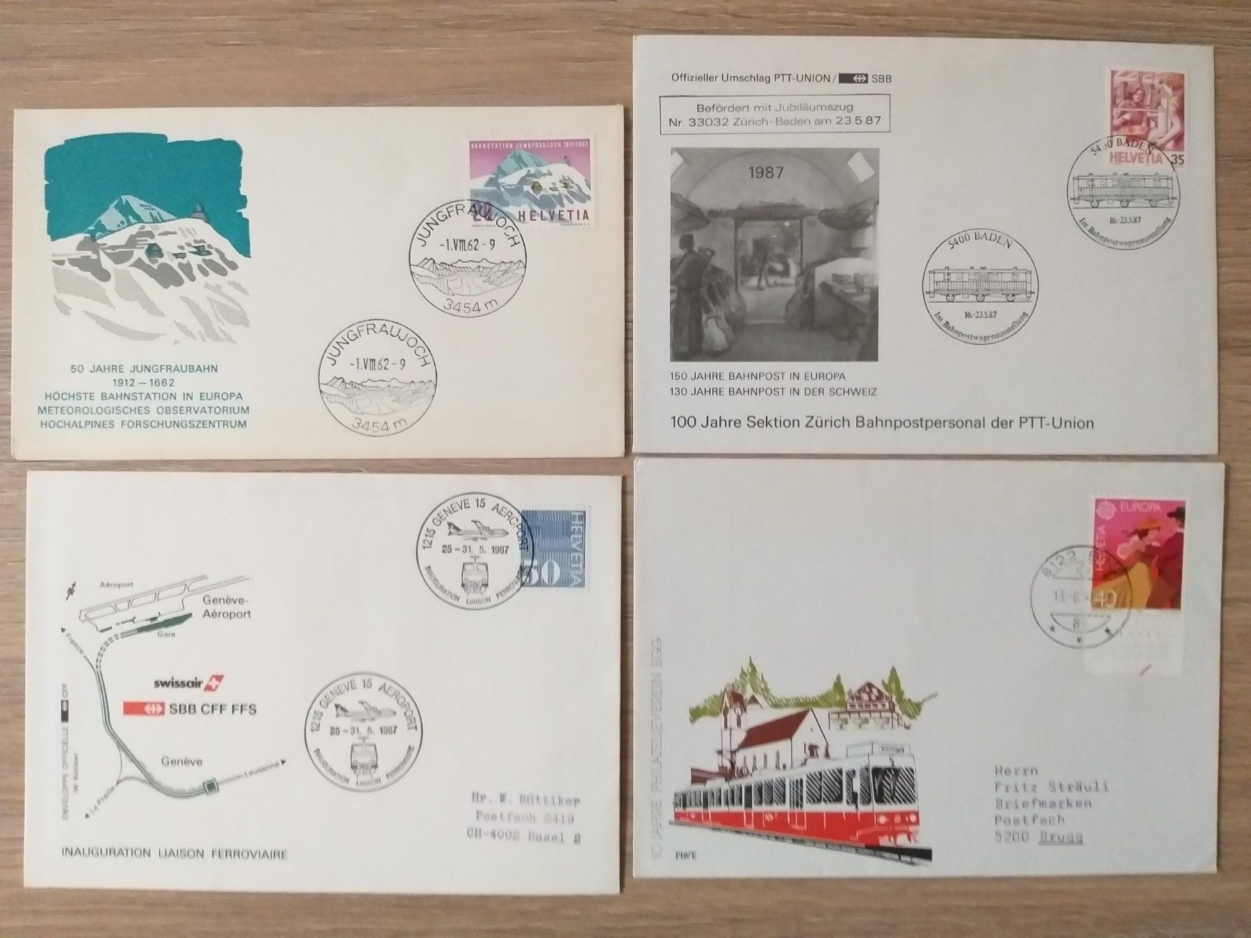 18 Eisenbahnbelege ab 1962 (Gebraucht) in St. Margrethen SG für CHF 4 ...