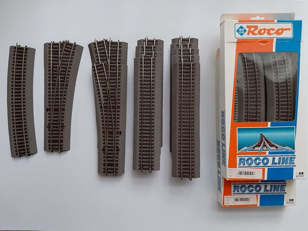 Roco Line H0 Schienen und Weichen mit Bettung (Gebraucht) in Gossau SG ...