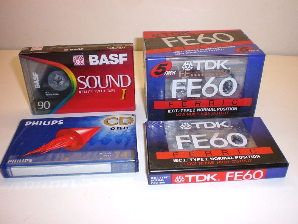 TDK & Philips & BASF - Ferro Kassetten 8 stk ungeöffnet | Kaufen auf ...