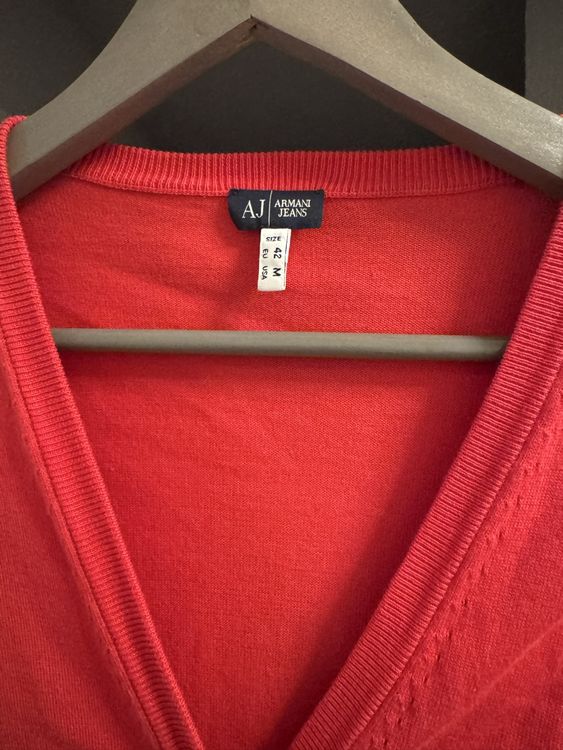 Armani Strickjacke Rot Grösse M - Top Zustand! (Gebraucht) in zürich ...