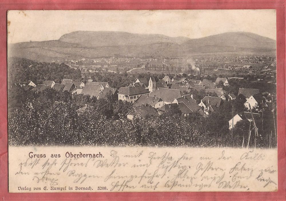 Dornach - Gruss aus Oberdornach - 1903 (Gebraucht) in Fislisbach für CHF 6 – mit Lieferung auf ...