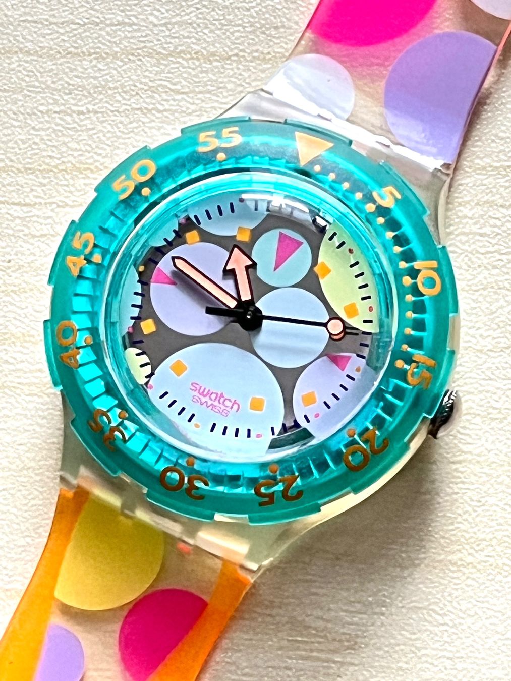 Swatch Scuba 200, fröhliche Sommer-Armbanduhr zu verkaufen! (Gebraucht ...