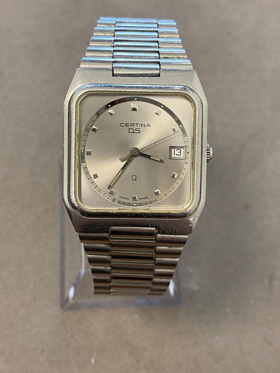Certina DS Quarz Herrenuhr, Edelstahl, Vintage | Kaufen auf Ricardo