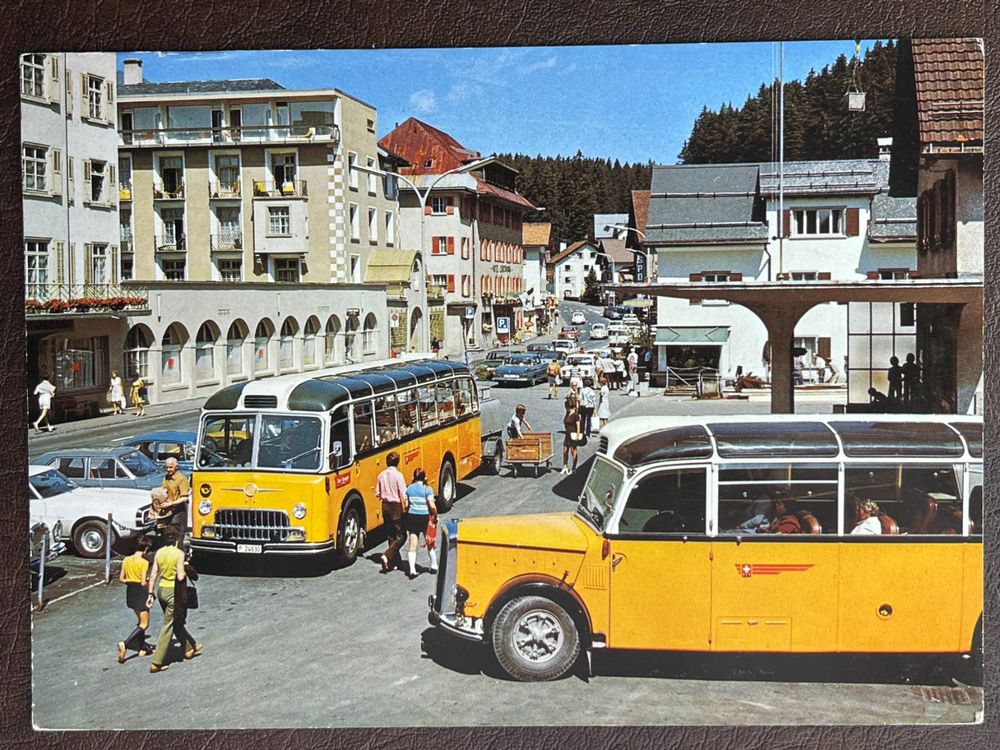 Postauto - Oldtimer- Lenzerheide - Postplatz | Kaufen auf Ricardo