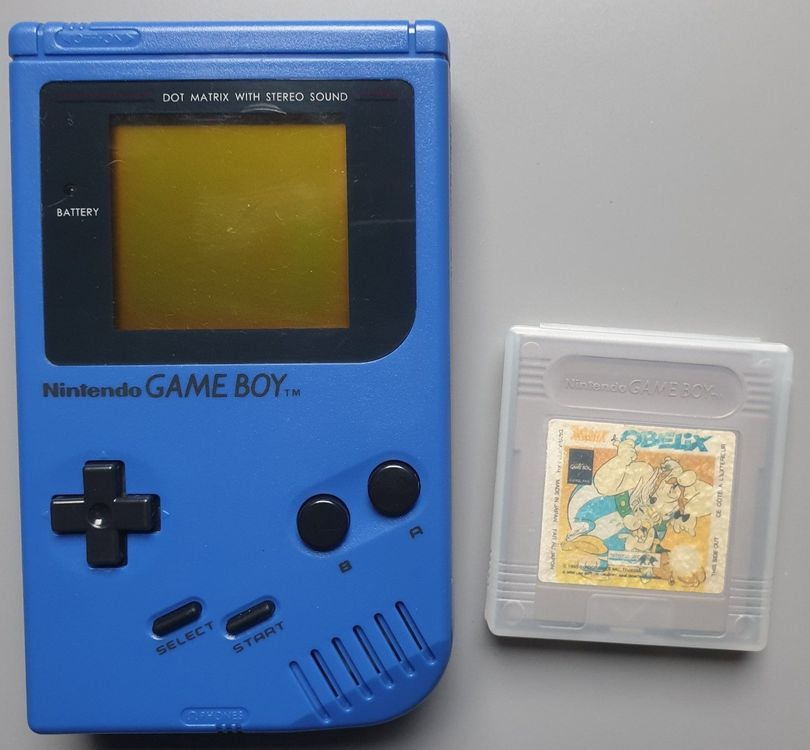 Nintendo Game Boy DMG-01 blau mit Asterix und Obelix | Kaufen auf Ricardo