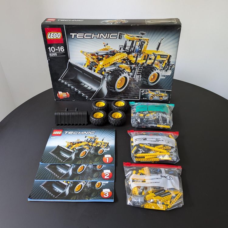 LEGO TECHNIC 8265 - Front loader (2009) with BOX (D'occasion) à ...