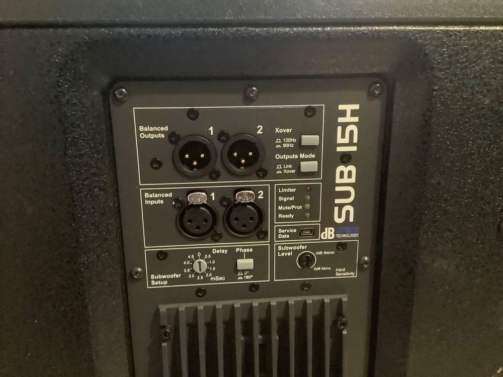 dB Technologies SUB 15H PA Subwoofer | Kaufen auf Ricardo