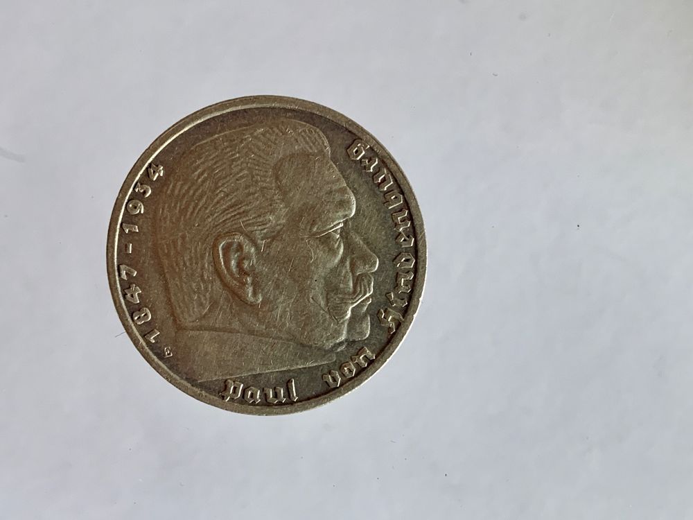 DEUTSCHLAND - 5 Reichmark 1935 E (Dresden) - Fast VZ (Gebraucht) in LE LIGNON für CHF 11 – mit ...