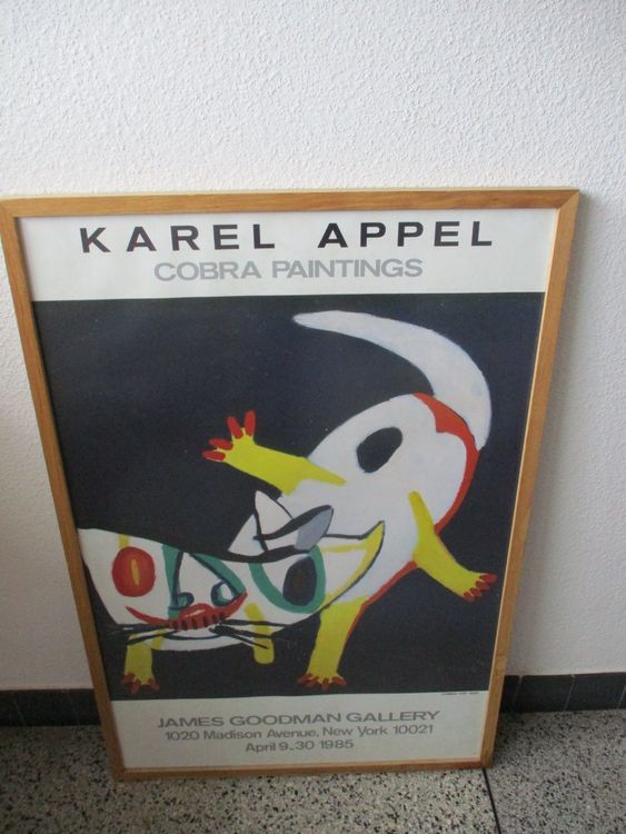Plakat Karel Appel Ausstellung Goodman Gallery April 1985 | Kaufen auf ...