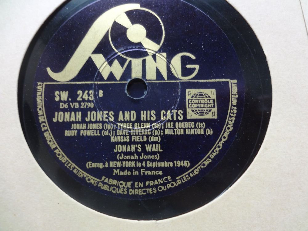 SWING LABEL, Album mit 12 Jazz Schellackplatten (Gebraucht) in ...
