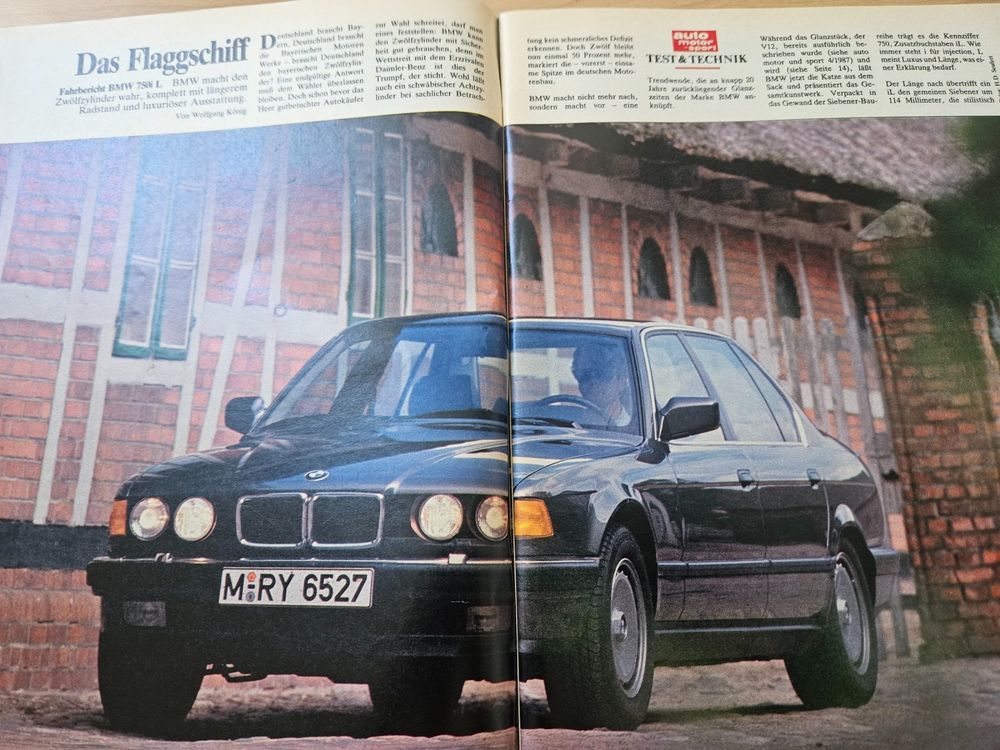 AMS 15/87 BMW 750 i 745 505 Citroen CX 626 Mercedes 200 T xb | Kaufen ...