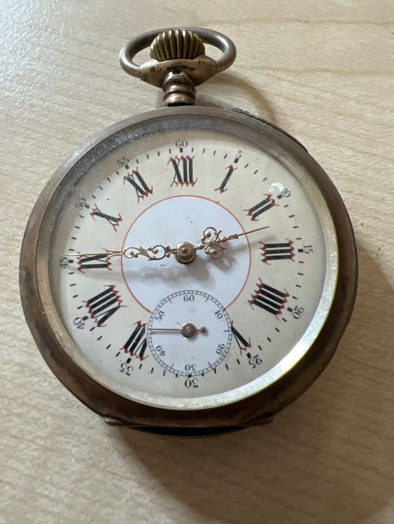 Antike Taschenuhr echt Silber 51 mm (Gebraucht) in Pfeffingen für CHF 59 – mit Lieferung auf ...