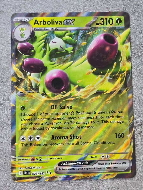 Ab 1.- CHF 🇬🇧 Pokemon Destined Rivals 》 Arboliva ex (Gebraucht) in Niederbipp für CHF 1 – mit ...