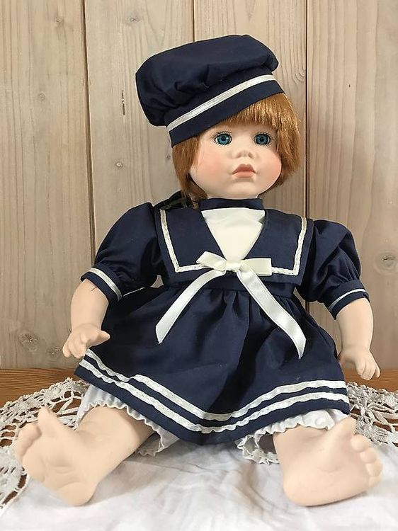 Porzellan Puppe - The Promenade Collection (Neu (gemäss Beschreibung ...