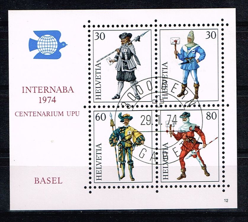 SoB. INTERNABA Basel, Ersttagstempel, (Neu (gemäss Beschreibung)) in Blumenstein für CHF 1.8 ...