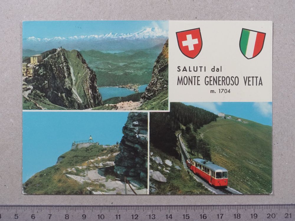 Saluti dal Monte Generoso Vetta, 1971 (Gebraucht) in Lenzburg für CHF 2 ...