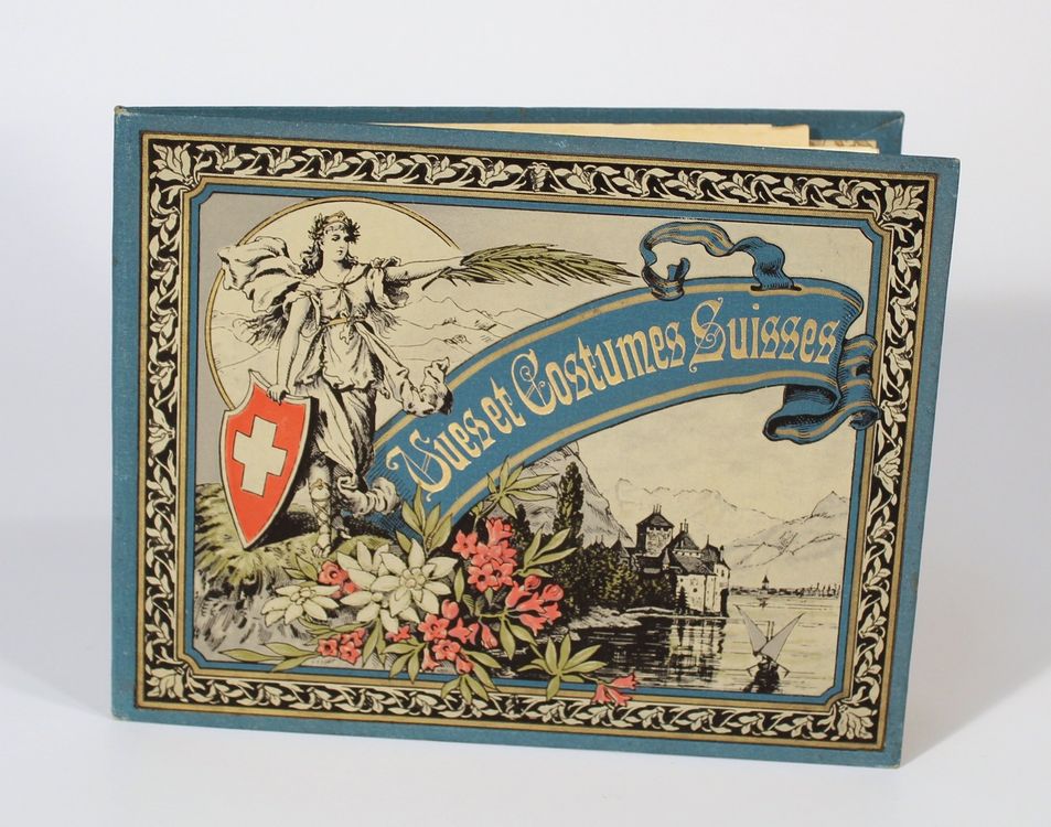Leporello Vues et Costumes Suisses Schweizer Ansichten 1900 | Kaufen ...