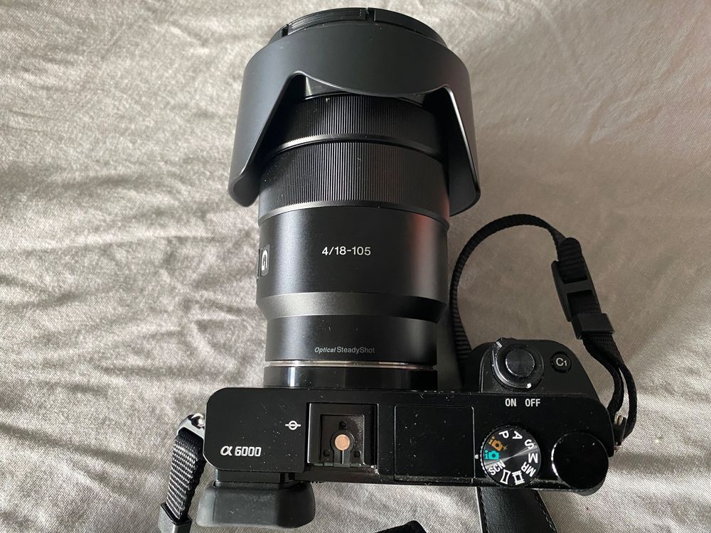Sony Alpha 6000, Obj. 18-105mm, Tasche, sep. Akku, Orig. Box | Kaufen ...