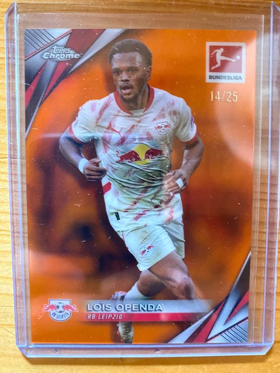 Topps Chrome Bundesliga 24/25 Lois Openda /25 (Neu (gemäss Beschreibung ...
