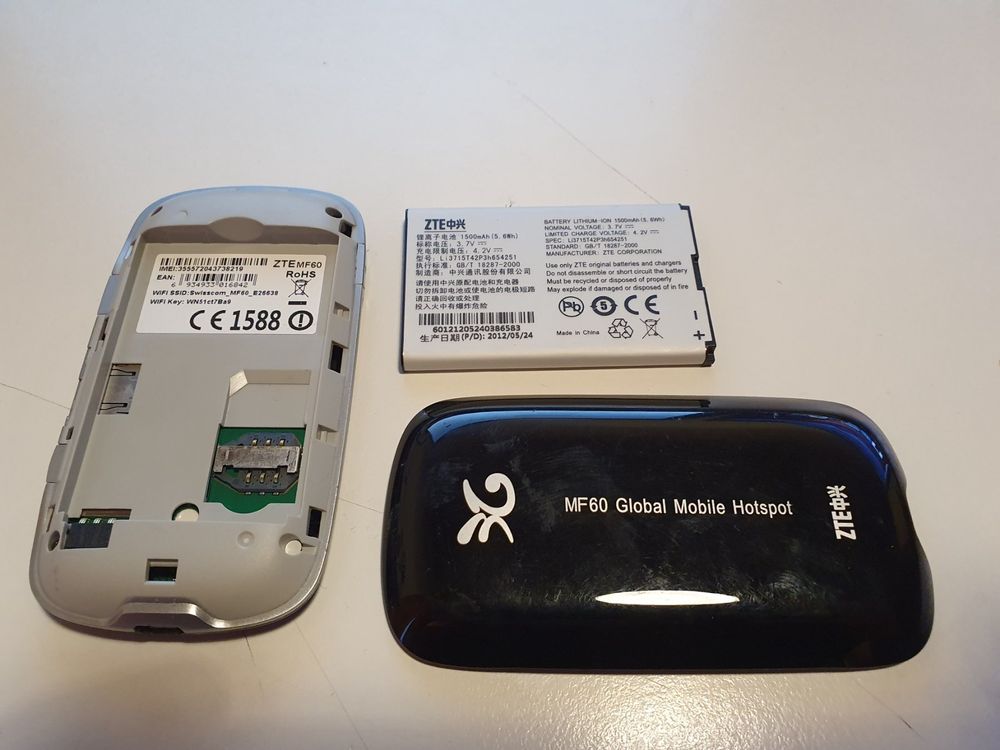 Mobiler Hotspot Swisscom ZTE MF60 (Gebraucht) in Besenbüren für CHF 1 ...
