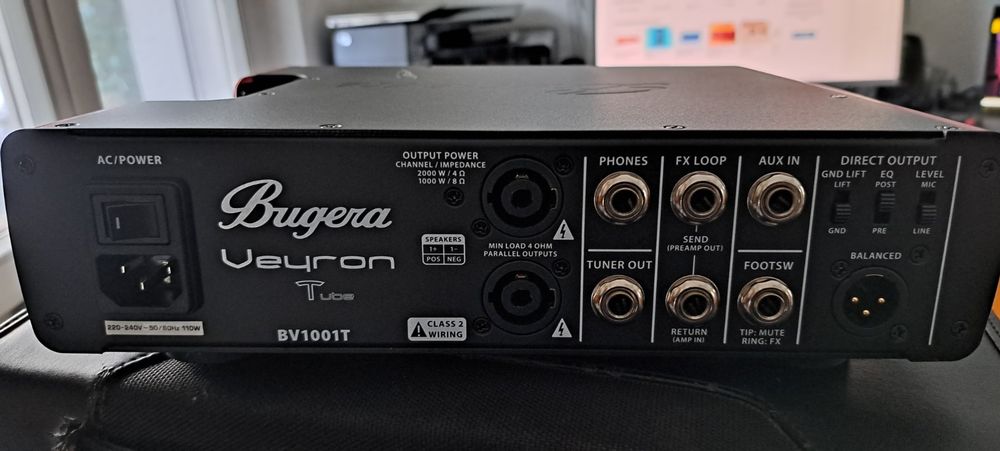 Bugera BV1001T Veyron Tube Head / E-Bass Amp 2000 Watt (Gebraucht) in ...