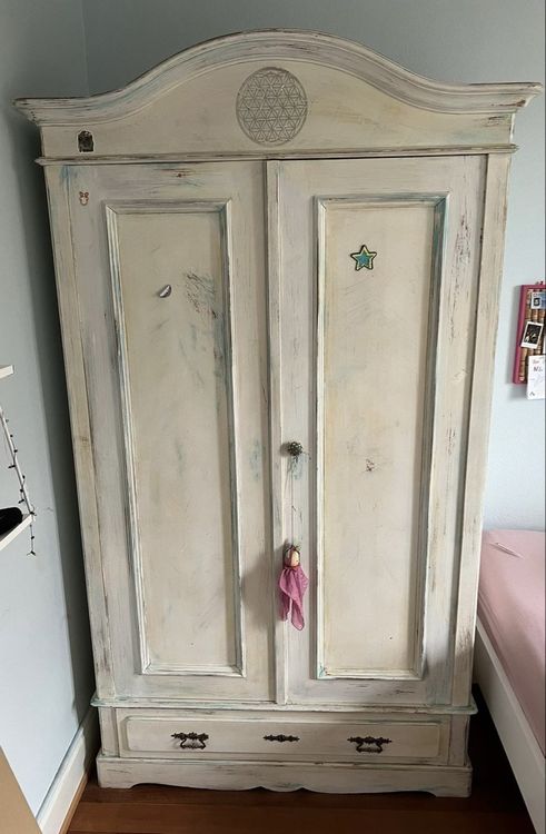 Shabby Chic Kleiderschrank Vintage