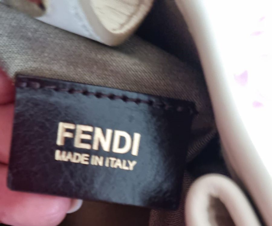 Original FENDI Handtasche/Shopper Creme/Beige sehr gepflegt (Neu ...