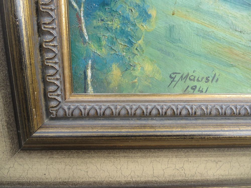 Bild signiert F.Mäusli 1941 (Gebraucht) in Wolfhalden für CHF 40 – mit Lieferung auf Ricardo kaufen