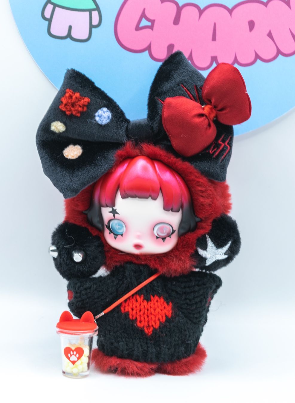 THE MONSTERS Labubu V1 V2 V3 Skullpanda Crybaby Clothes Set (Neu und ...