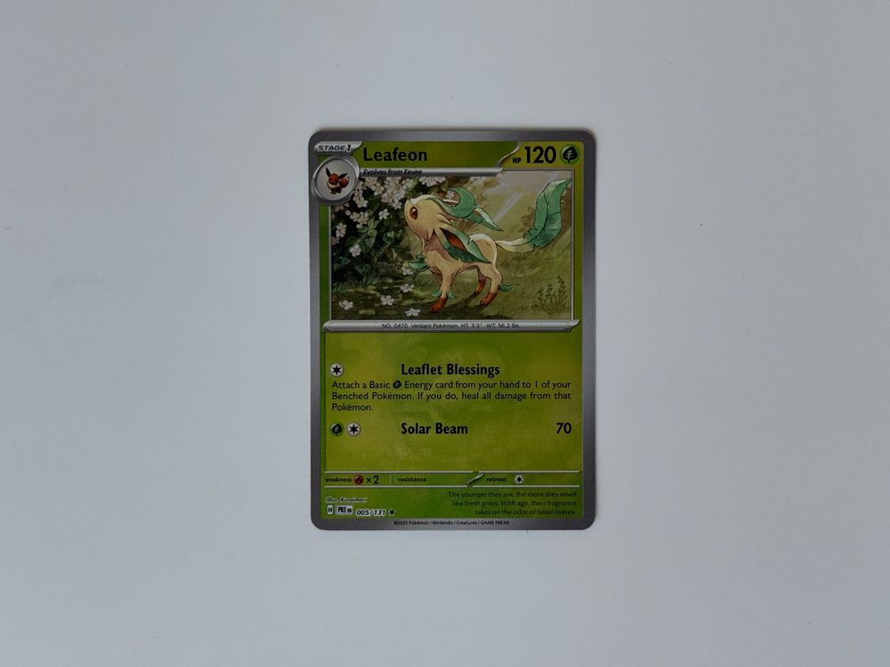 Leafeon Master Ball PRE 005 EN Pokemon Prismatic Evolutions (Neu und ...